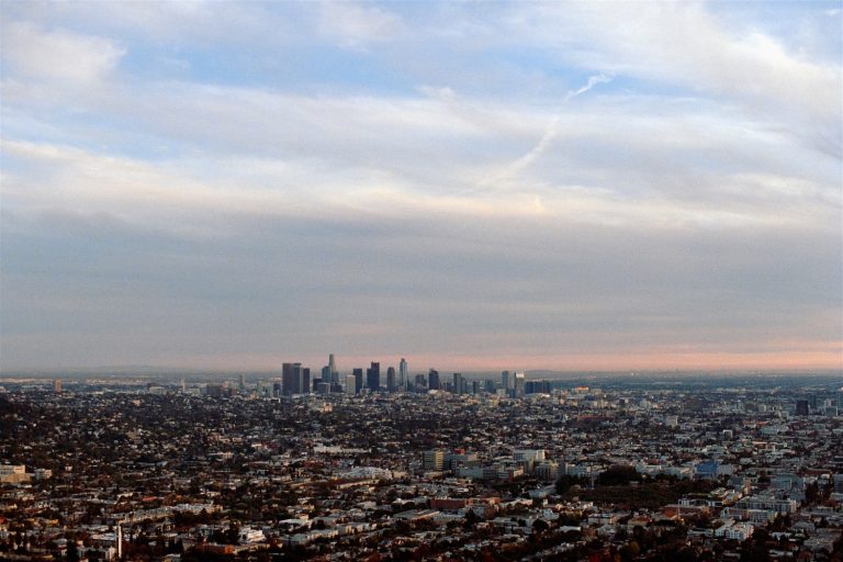 Sunset Engagement at The Griffith Observatory // Sara + Noah
